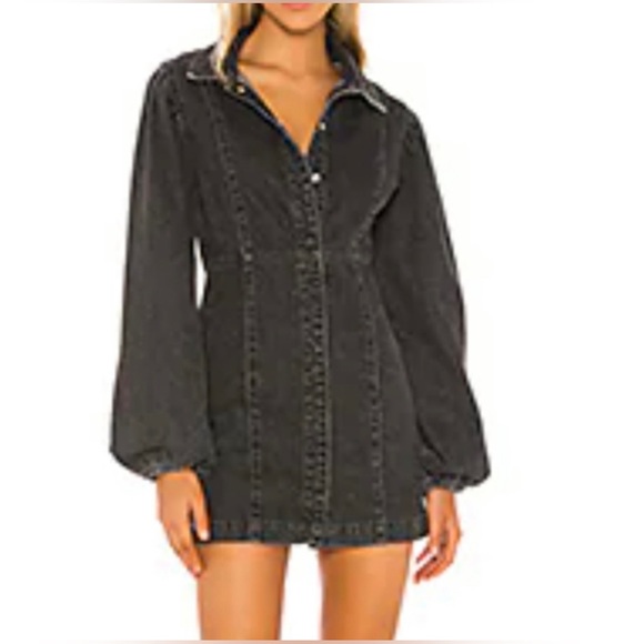 Free People | Dresses | Free People Denim Dress | Poshmark